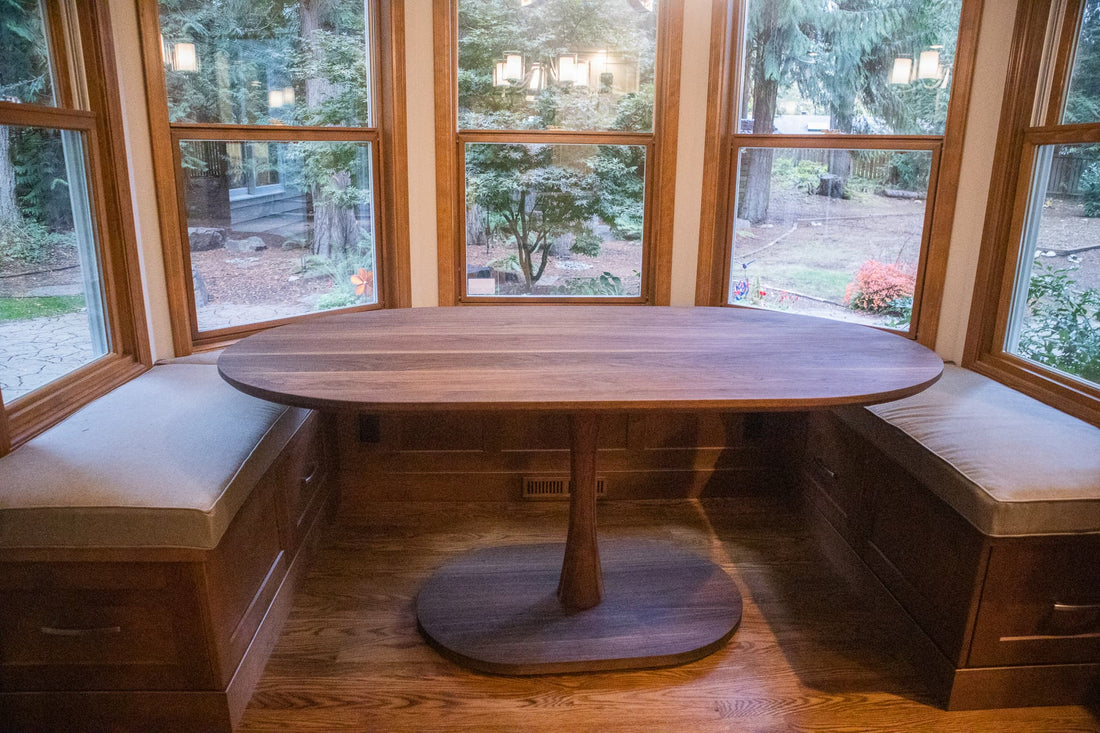 What’s the right table for a Banquette? – Loewen Design Studios