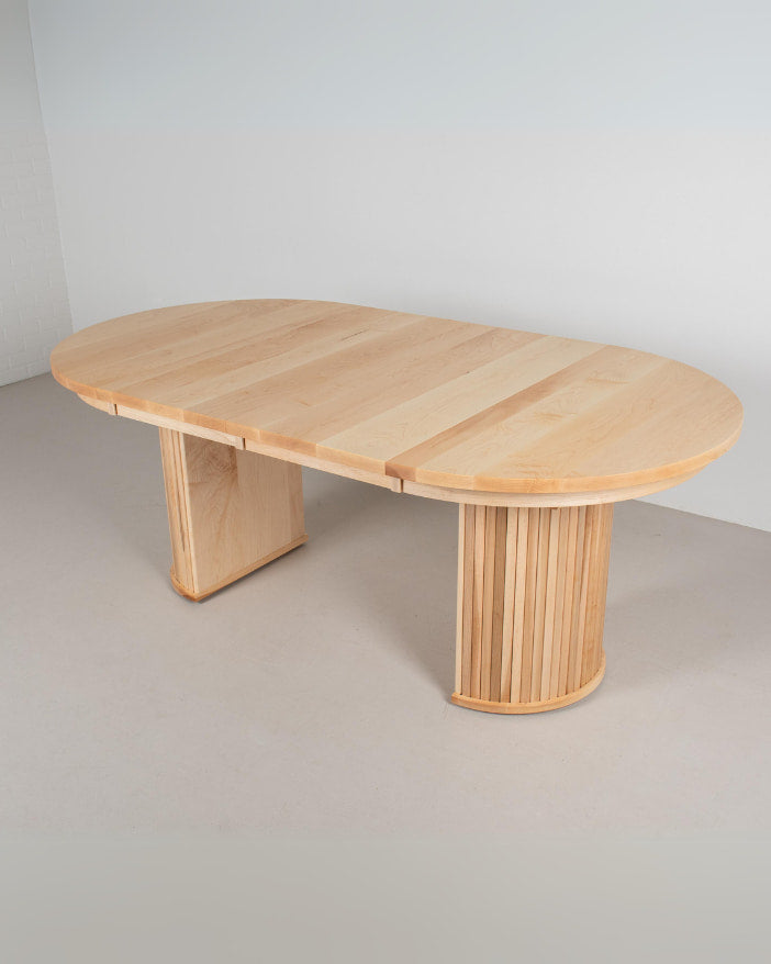 Extendable Pedestal Tables | Modern Wood Tables | Loewen Design Studio ...