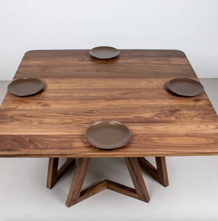 Square Dining Table | Wood Dining Table | Loewen Design Studios