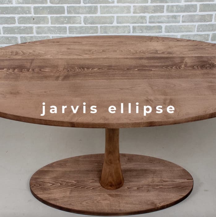 Oval Pedestal Table | Elliptical Oval Table | Loewen Design Studios