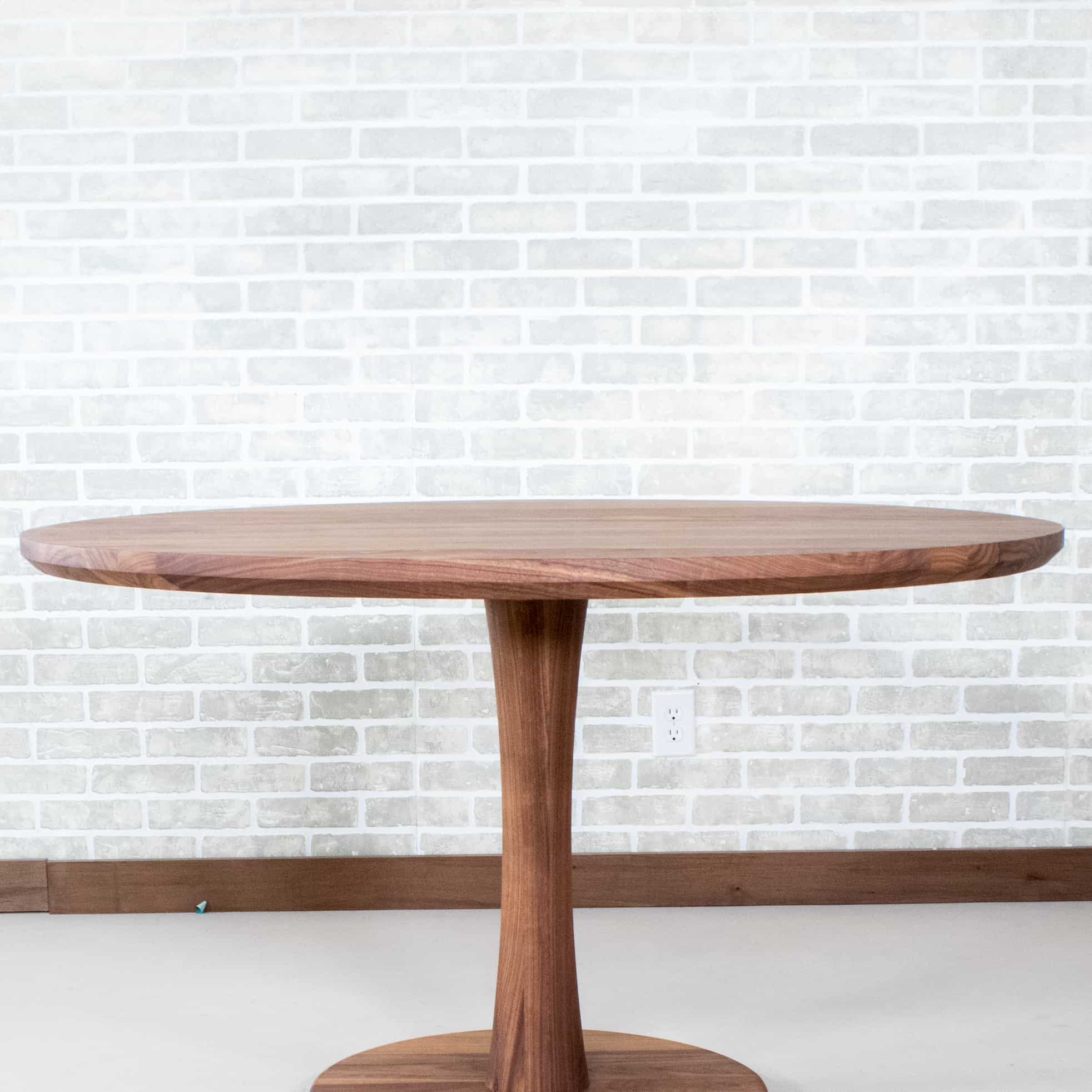 Small Round Table | Small Pedestal Table | Loewen Design Studios