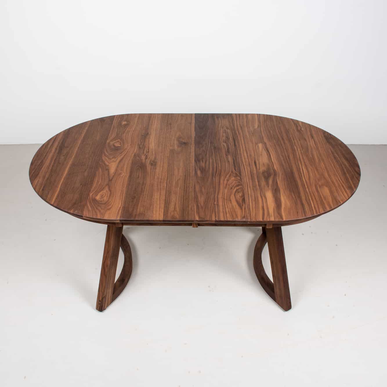 Extendable Oval Table | Mid Century Wood Table | Loewen Design Studios