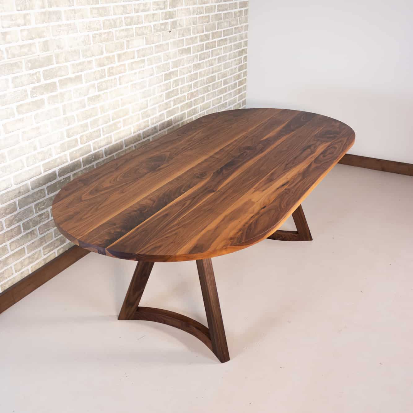 Mid Century Modern Table | Oval Dining Table | Loewen Design Studios