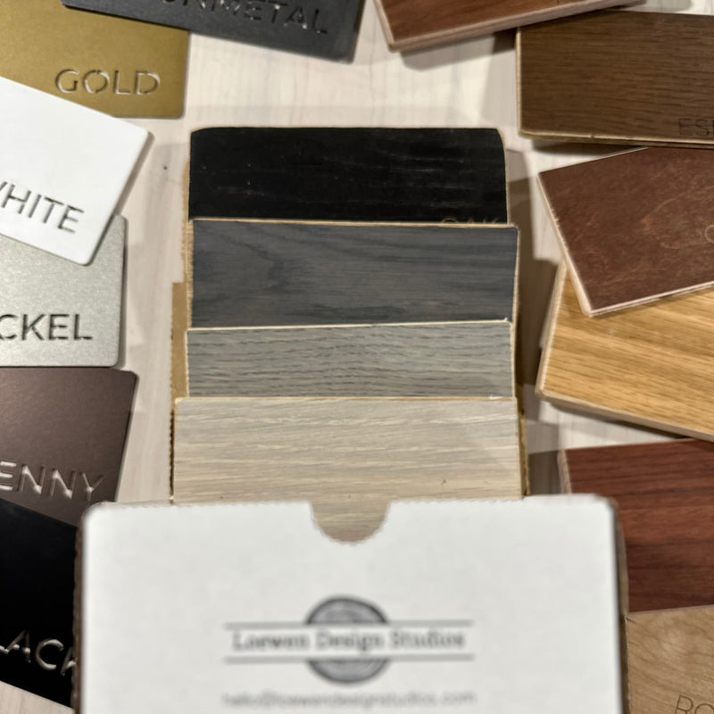 Wood Table Sample Swatches | Loewen Design Studios