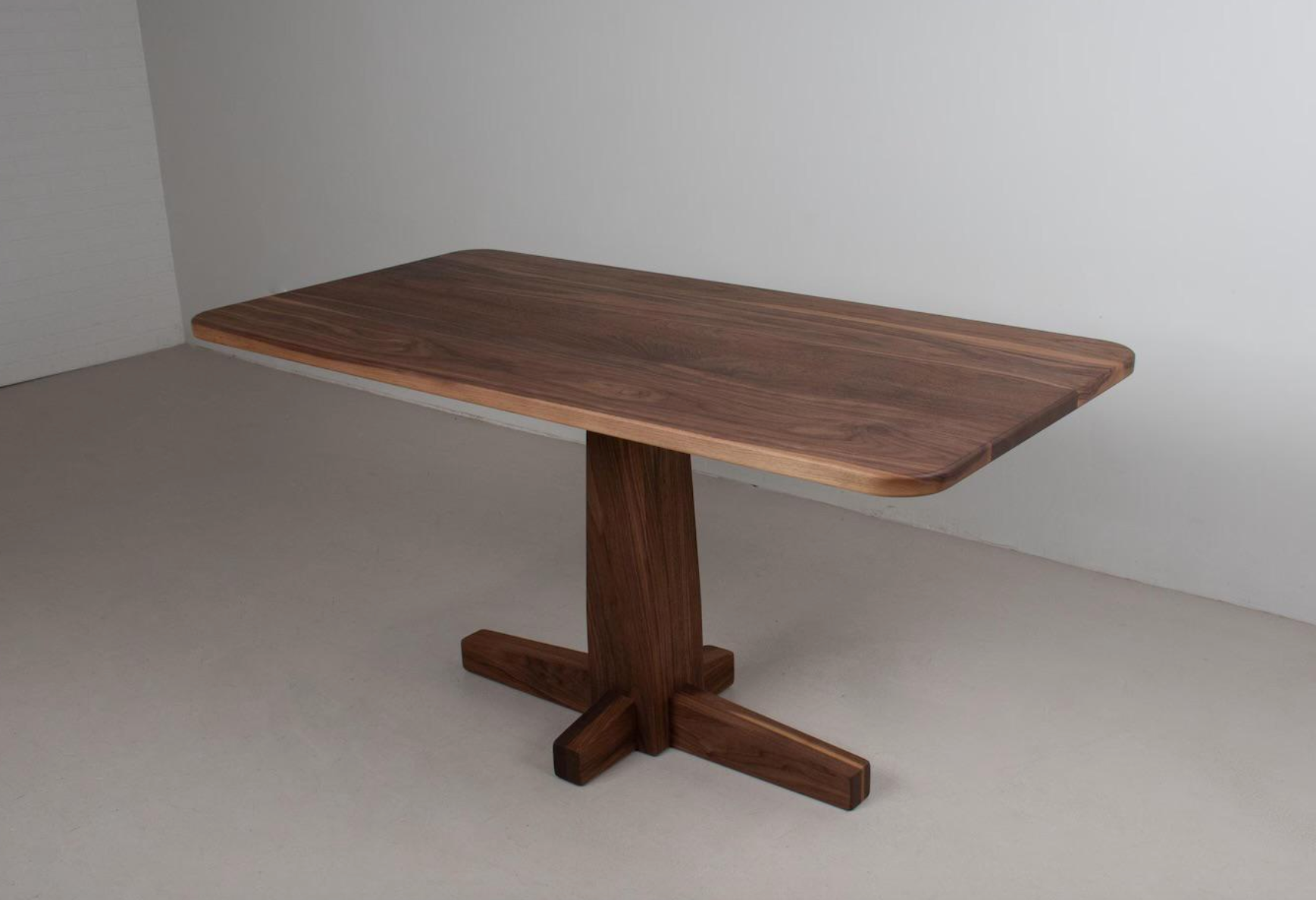 Custom Walnut table for Cornelia – Loewen Design Studios