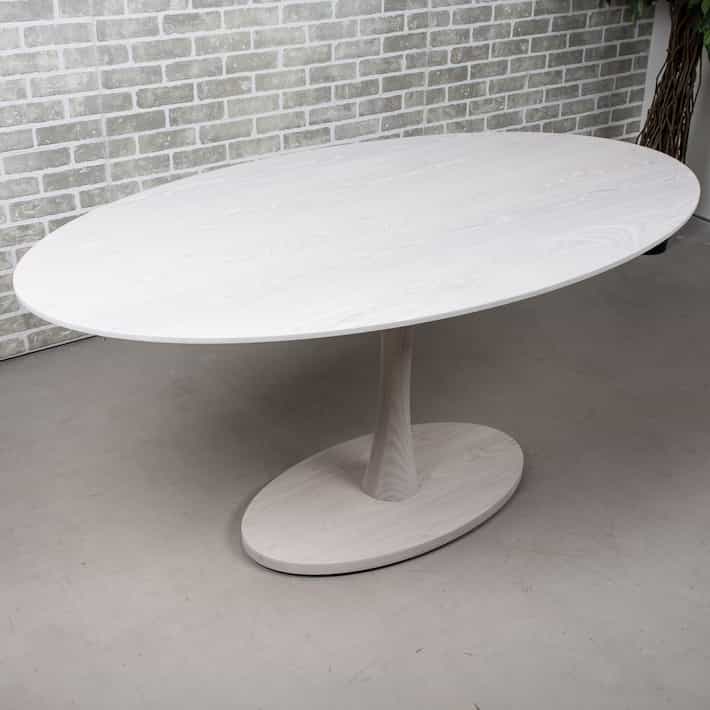 Oval Pedestal Table Elliptical Oval Table Loewen Design Studios