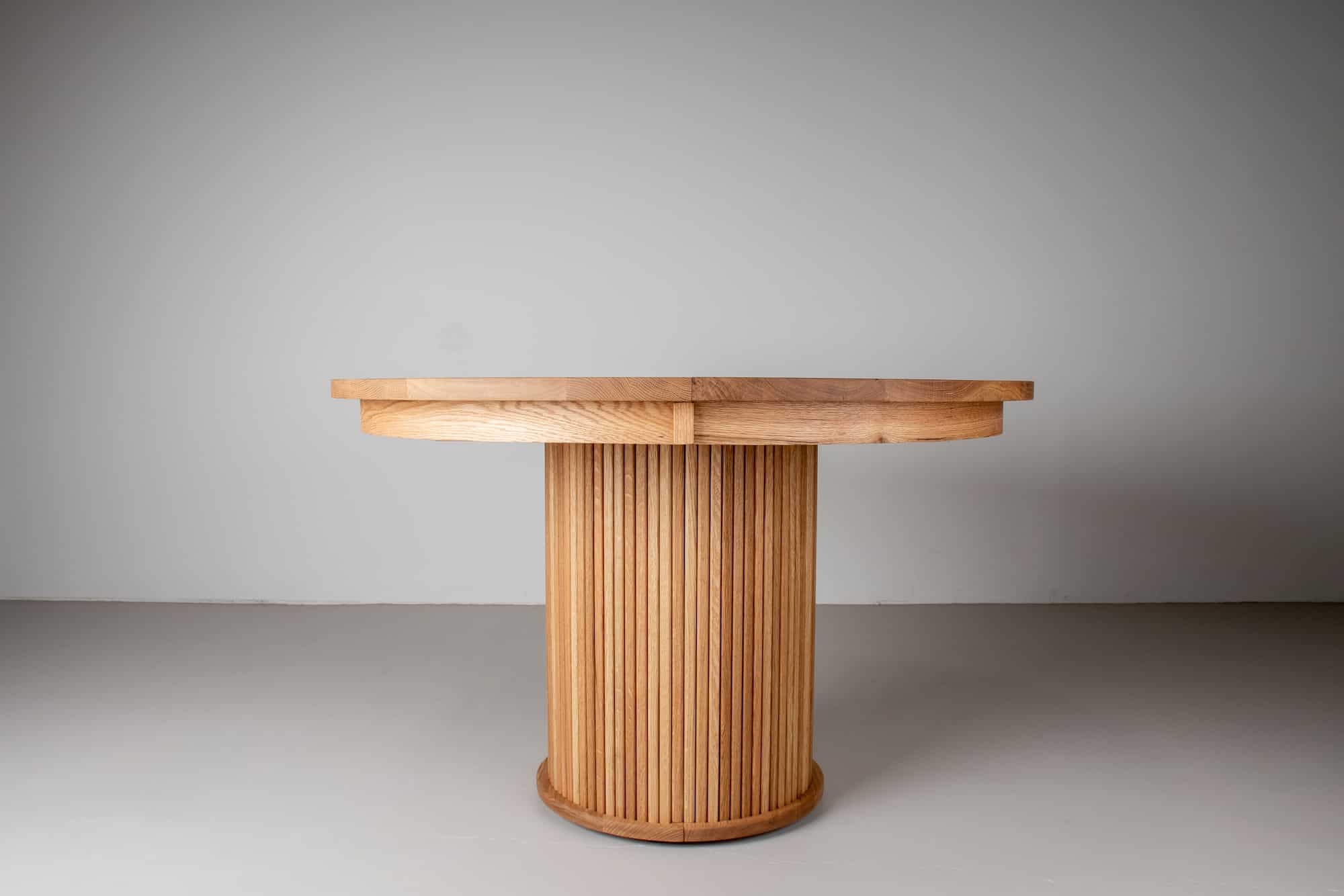 Extendable Pedestal Table | Round Wood Table | Loewen Design Studio ...