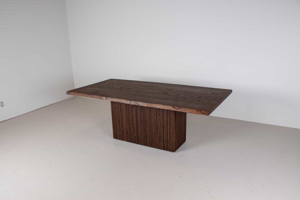Wood Dining Table | Pedestal Dining Table | Loewen Design Studios