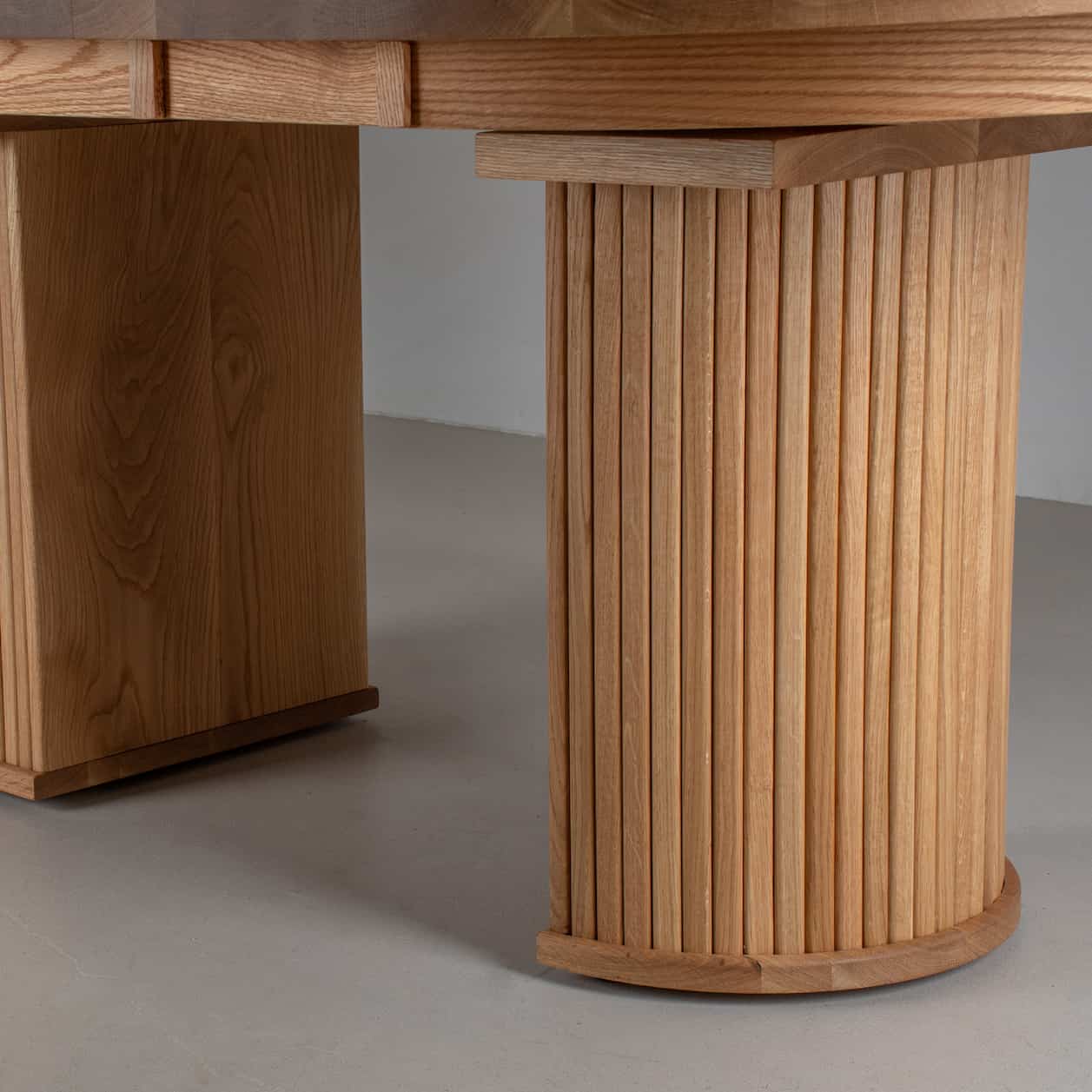 Extendable Oval Table | Wood Pedestal Table | Loewen Design Studios