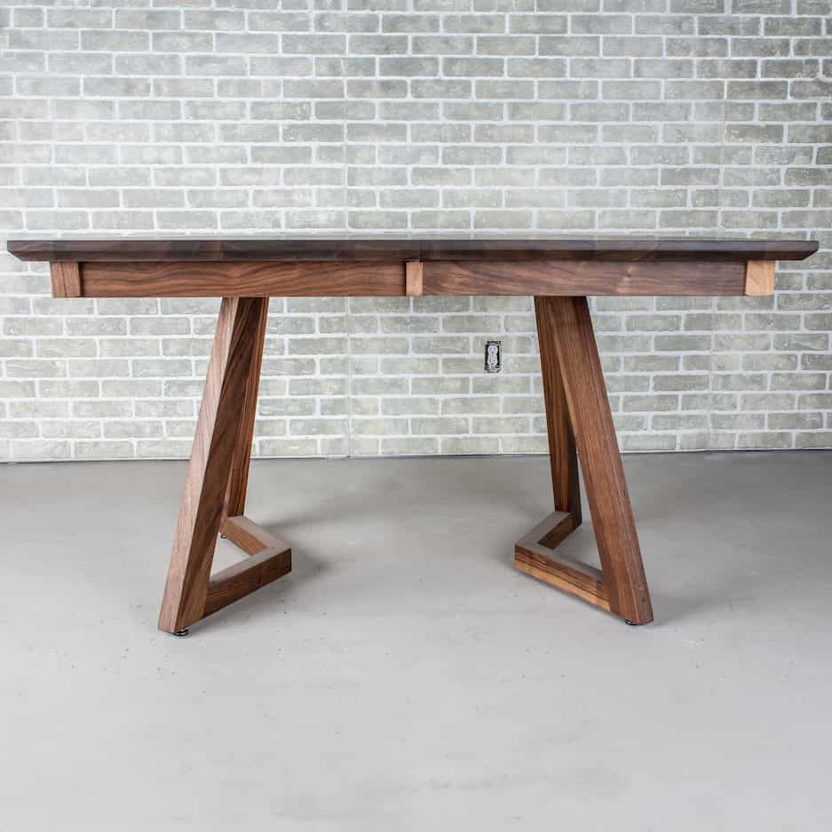 Square Extendable Table | Wood Dining Table | Loewen Design Studios
