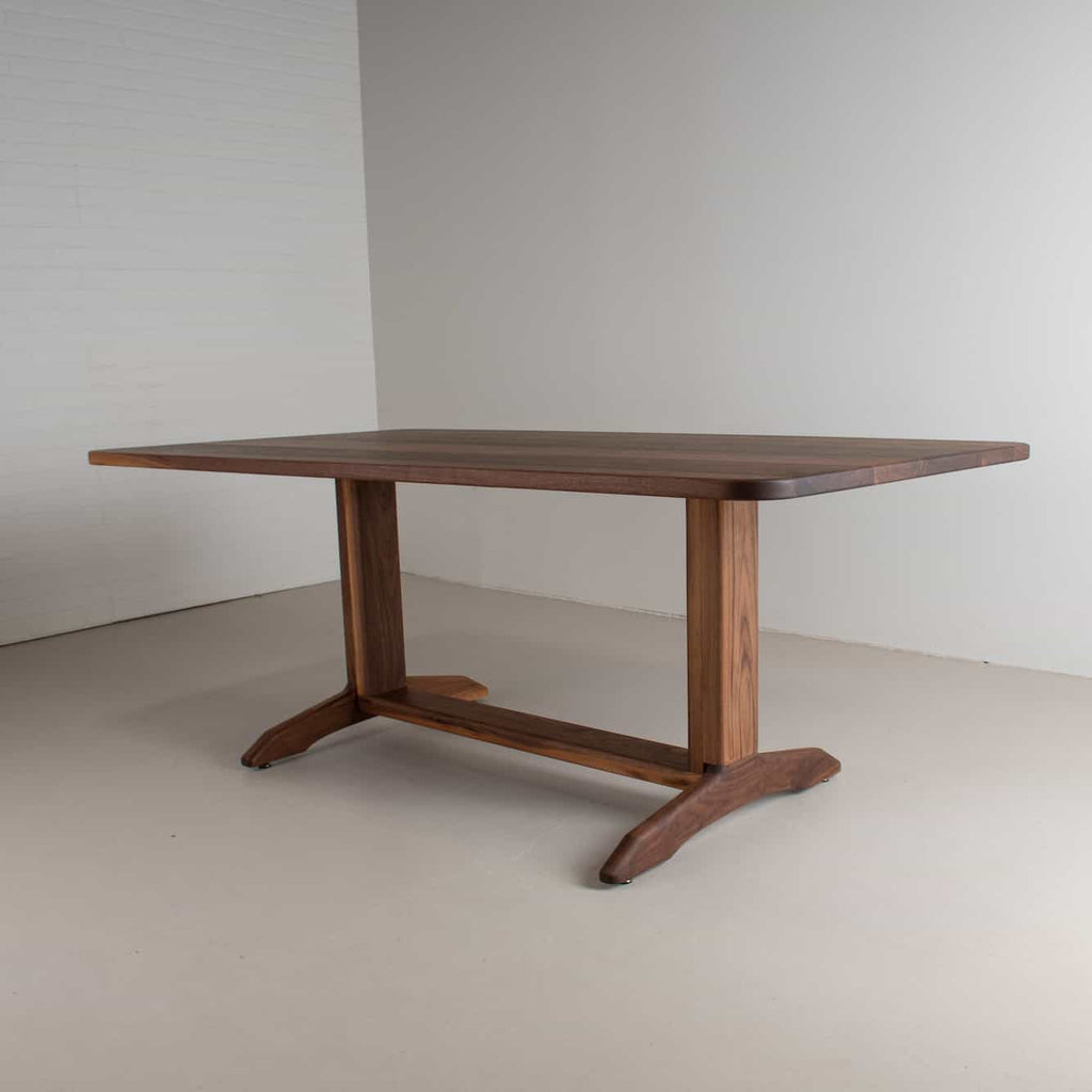 Wood Trestle Table | Trestle Dining Table | Loewen Design Studios